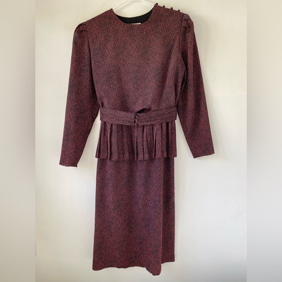 dim the lites | Dresses | Vintage Dim The Lites Petites 2 Black Red ...